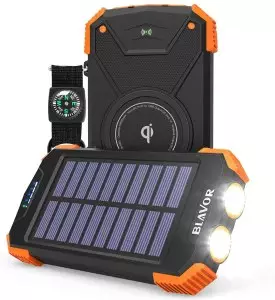 Qi Inotakurika Solar Power Bank, hurricane emergency kit yakakosha