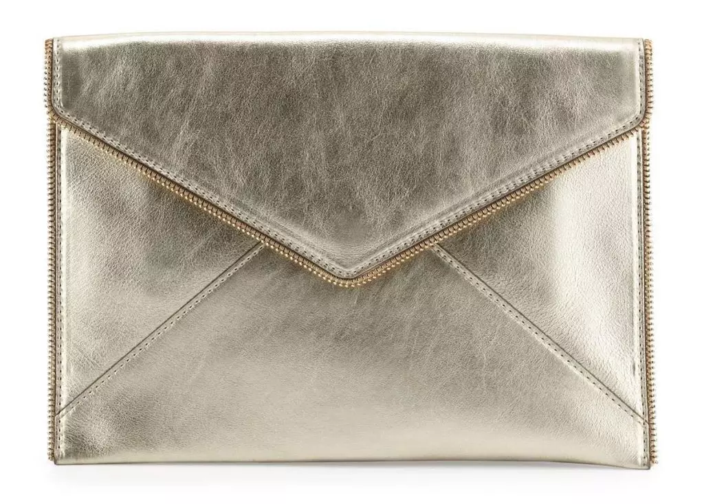 Rebecca Minkoff Leo Metallic Enveloppe Clutch