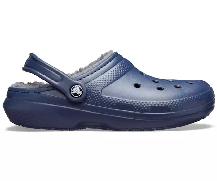 Klasický lemovaný dřevák Navy Crocs