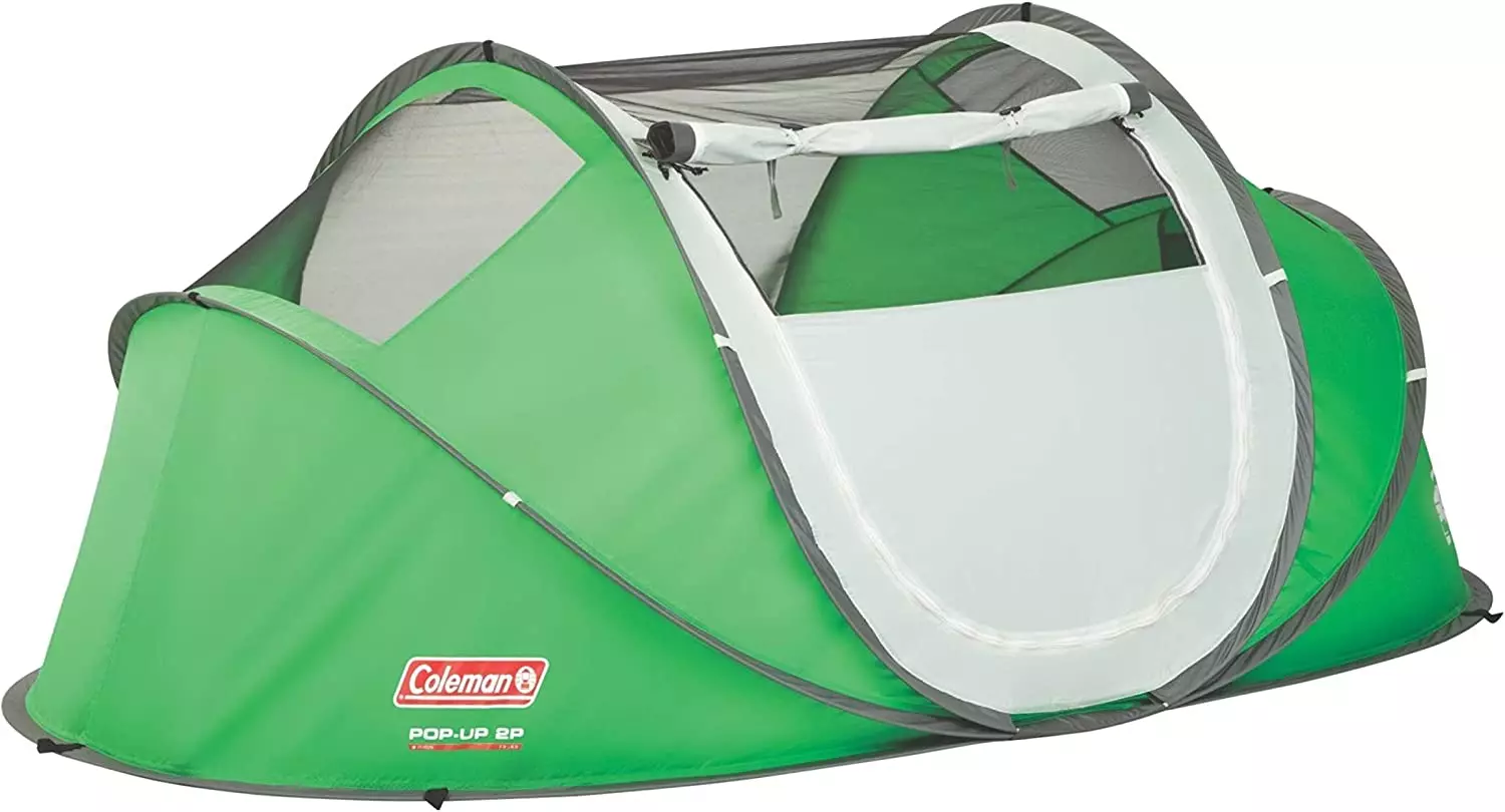 coleman pop up tent