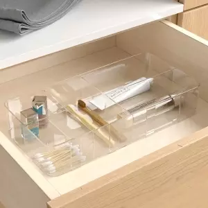 organizator de sertar transparent reluant