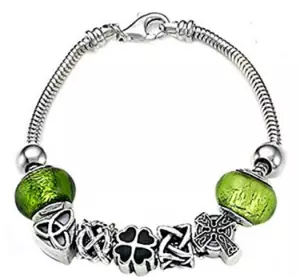 Zable Sterling Silver Celtic Theme Bracelet misy vakana 7