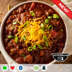 home bistro Gemüse-Chili-SUPERBowl mit Maisbrot