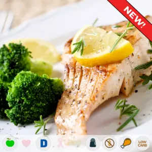 home bistro Qızardılmış qızılbalıq və ballı qovrulmuş yerkökü