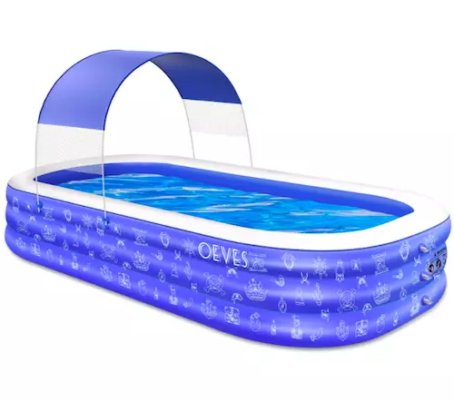 OEVES Inflatable Pool ine Canopy