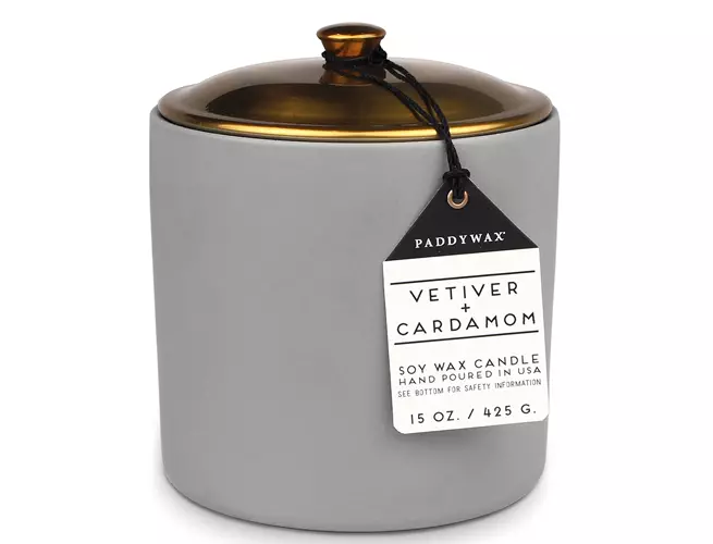 vela gris Paddywax Hygge Collection cobre
