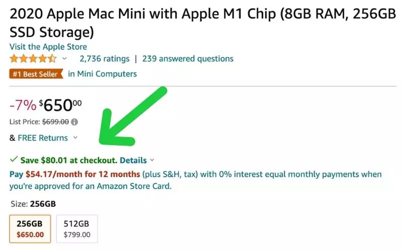 Apple Mac Mini M1 Gutschein