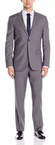Nautica Men's Vertical 2 Button Side Vent Nested Suit
