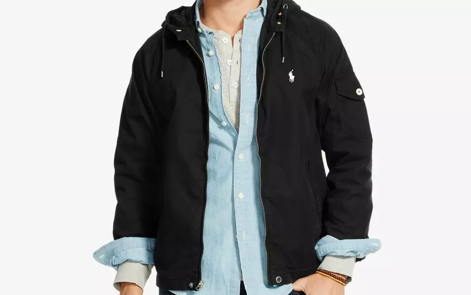 Acest polo Ralph Lauren Windbreaker este