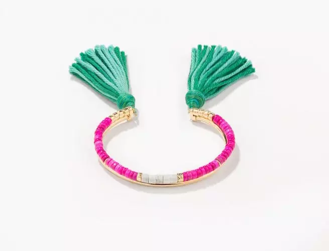 Bracciale con nappe di perline Aurelie Bidermann