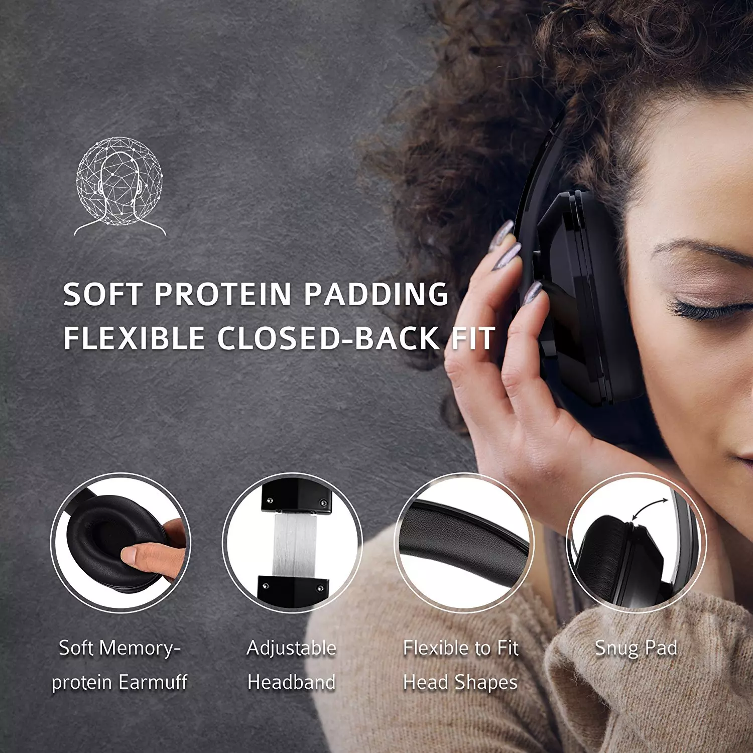 Headphone Bluetooth Mpow