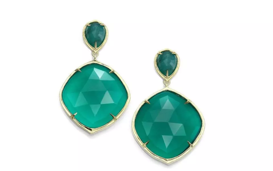 ក្រវិល Onyx Emerald ពណ៌បៃតង