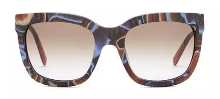 Missoni sieviešu tekstūras kaķu acu saulesbrilles