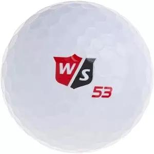 Wilson personāla piecdesmit golfa bumbiņas, labākās golfa bumbiņas