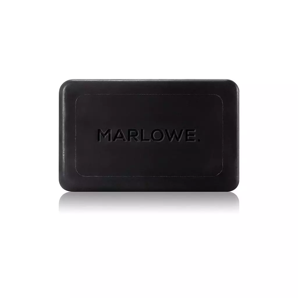 Marlowe Charcoal Face and Body Bar Soap Nru 106