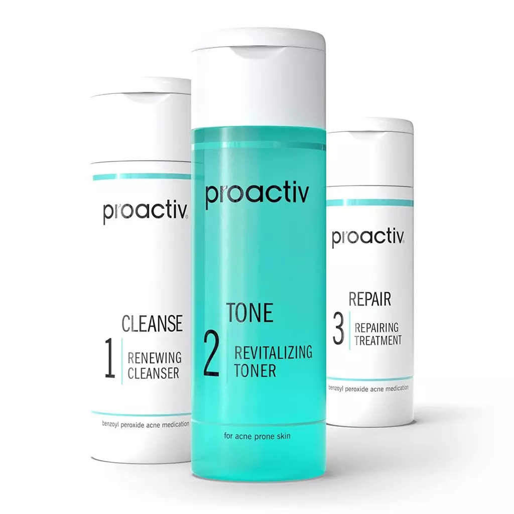 Tratamento de acné Proactiv en 3 pasos