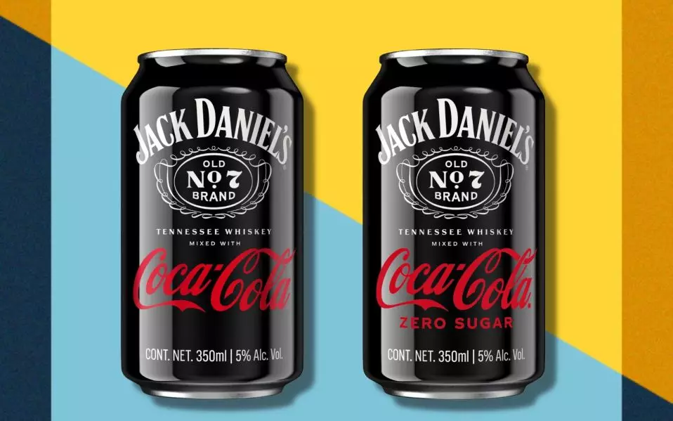 Jack Daniels en Coca Cola Cans