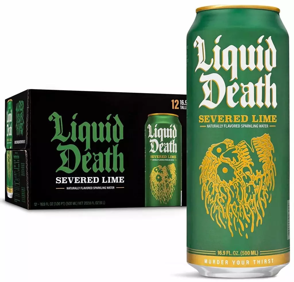 liquid death lime ŝaŭmakvo, liquid death review