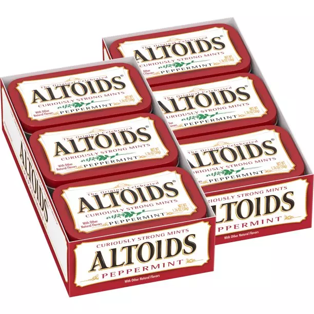 Altoids Classic Peppermint Breath Mints; nejlepší dech máty