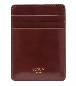 BOSCA Old Leather Front Pocket Wallet