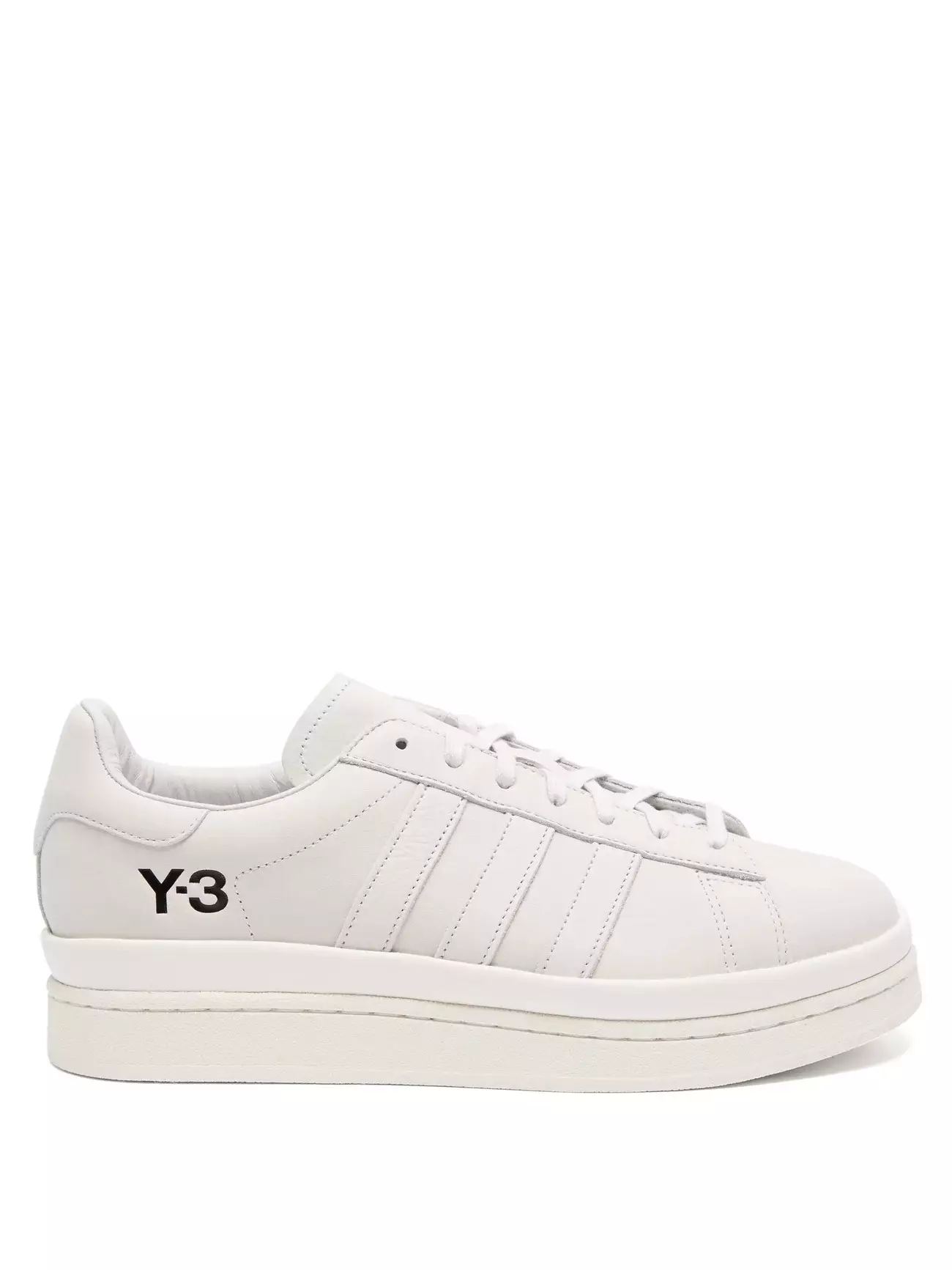 Y-3 Hicho Exaggerated Sole Leather Sneakers - นักออกแบบรองเท้าที่ดีที่สุด