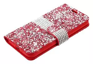 Asmyna Portemonnaie Case fir LG G5 - Red