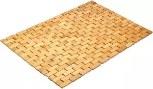 Morvat bamboo bath mat