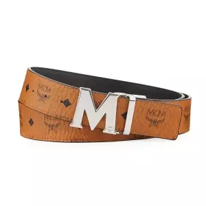 MCM Reversible Visetos / Saffiano Belt