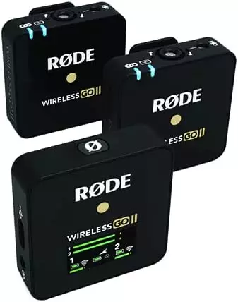 Rode Wireless GO II hljóðnemasettið.