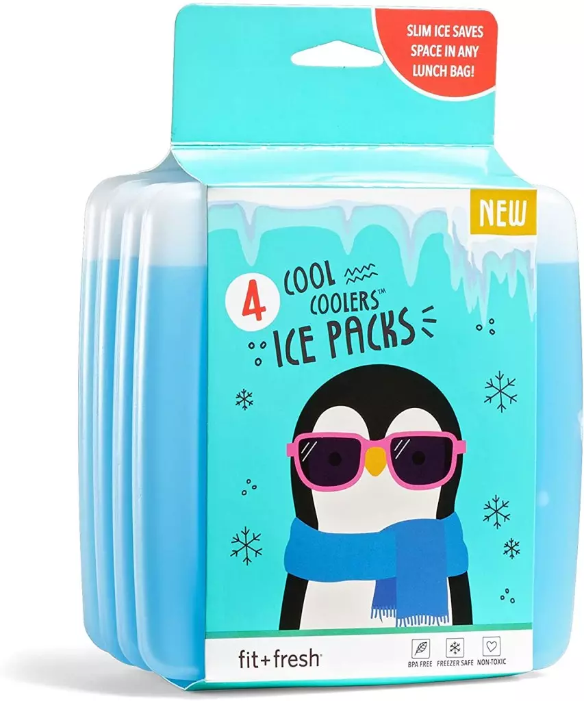 Fit & Fresh Cool Coolers Daugkartinio naudojimo ledo paketai