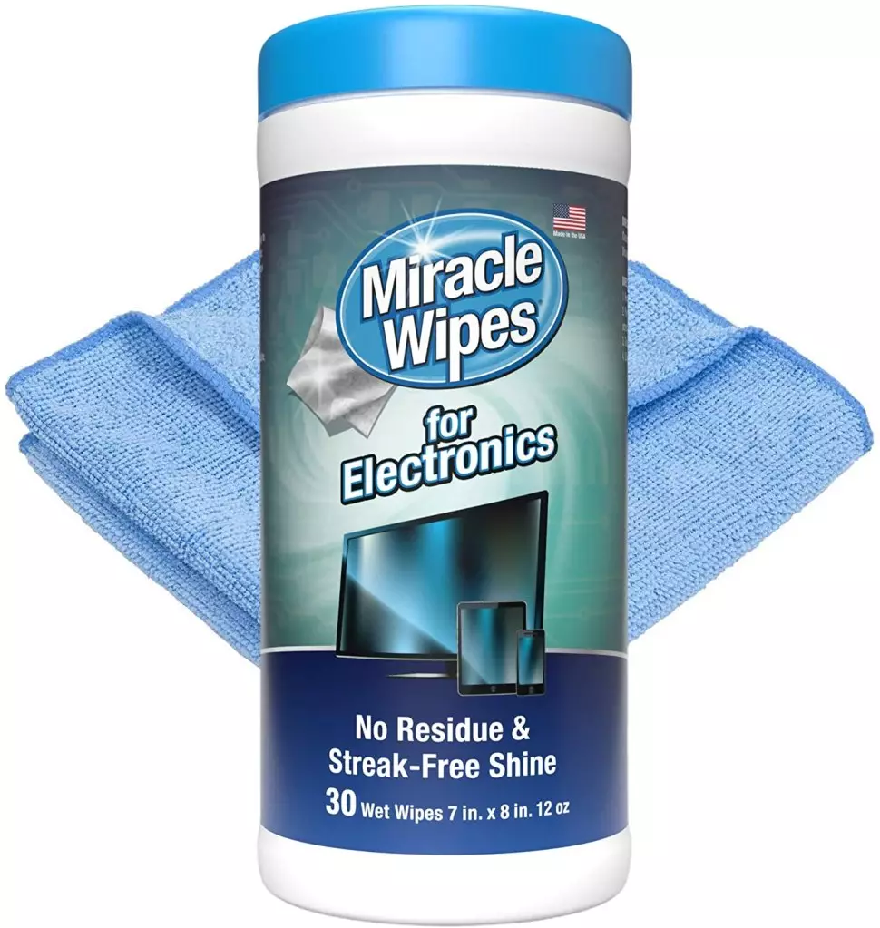 इलेक्ट्रोनिक्स सफाई को लागी MiracleWipes