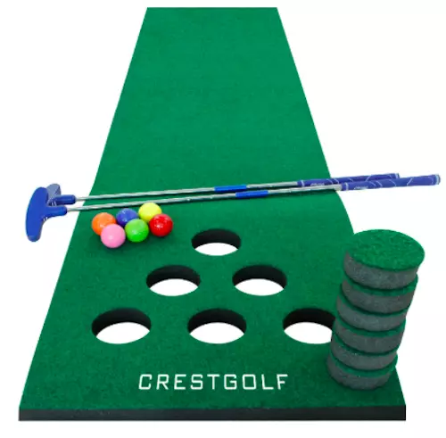 Crestgolf Golf Pong Mat Game Saitin