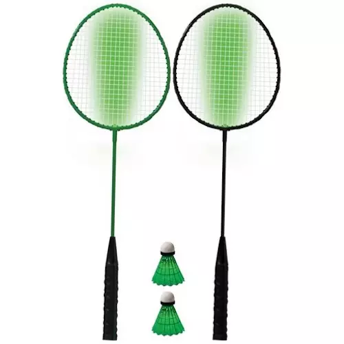 Franklin Sports 2 Mai kunnawa LED Badminton Racket Set