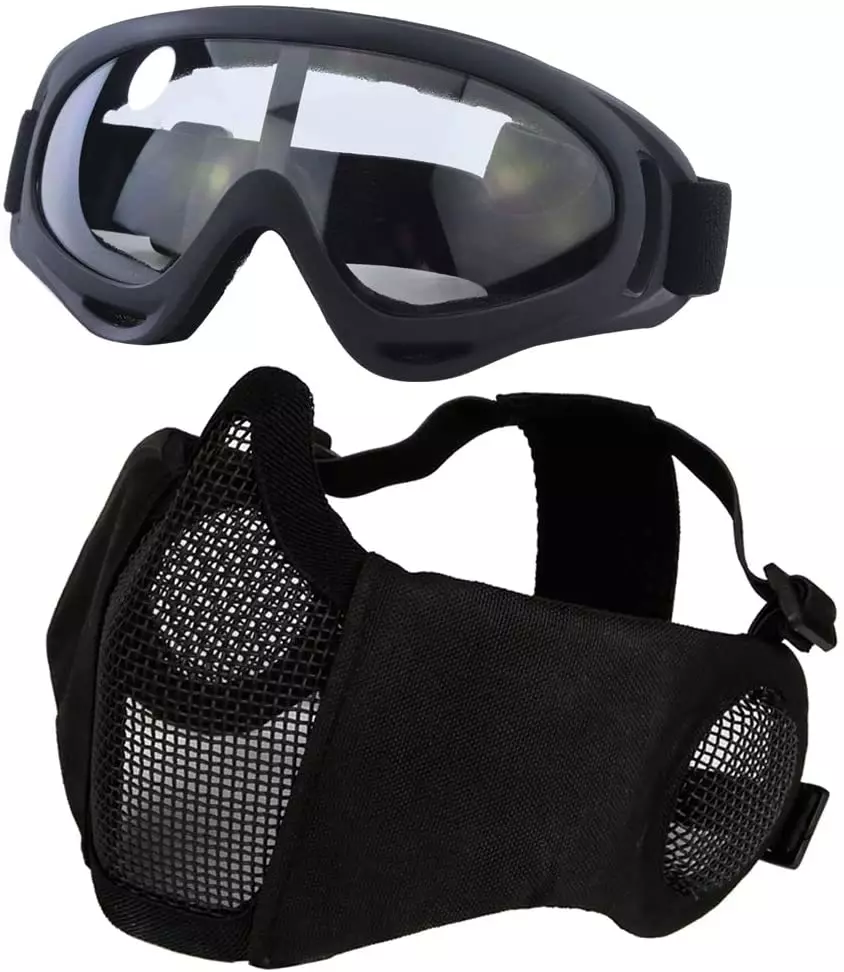 Yzpacc Airsoft Mask le Goggles