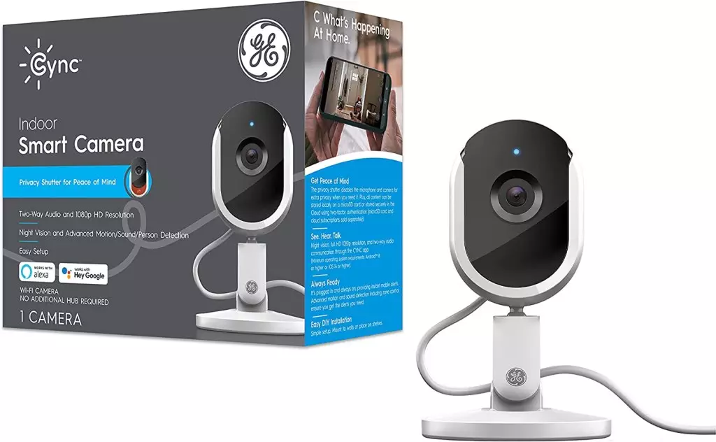 GE CYNC Indoor Smart Security Camera