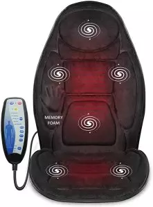 ເຄື່ອງນວດຫຼັງ - Snailax Memory Foam Massage Seat Cushion