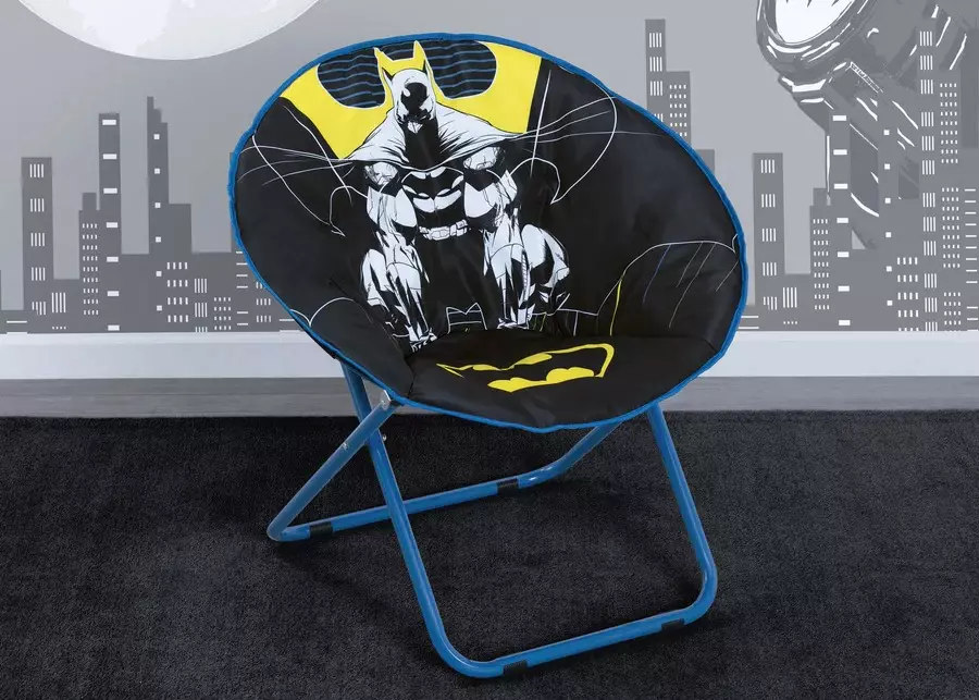 Балаларға/жасөспірімдерге/жас ересектерге арналған Бэтмен табақшасының креслосы