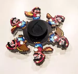 Mario fidget spinner apyrodesign