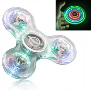 fidget spinner lumiĝas