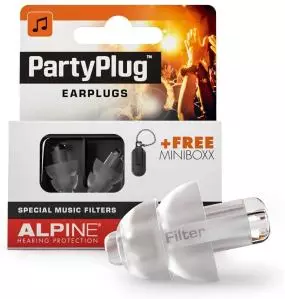 earplugs paling apik kanggo konser alpine party plug