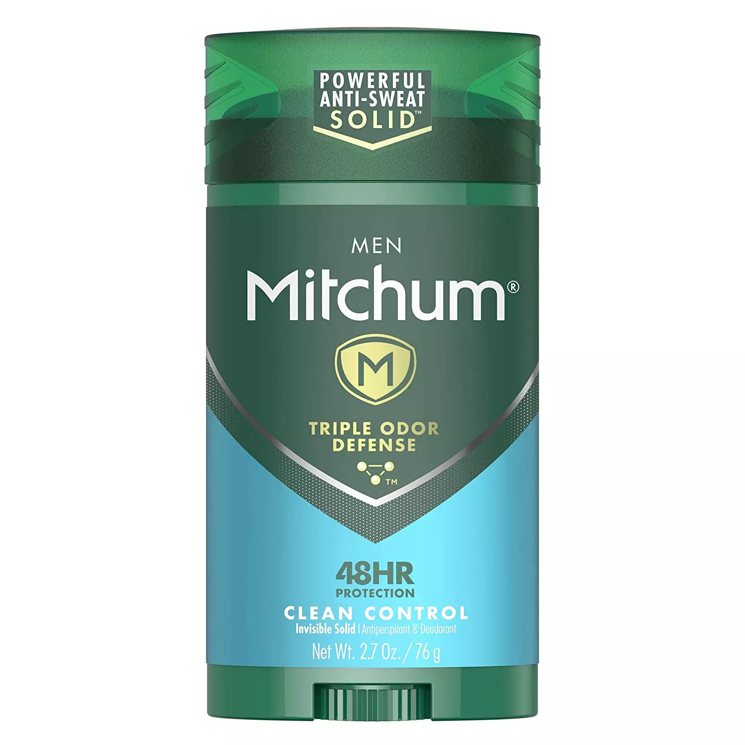 Mitchum antiperspirantinis dezodorantas vyrams, švari kontrolė; geriausias antiperspirantas dezodorantas