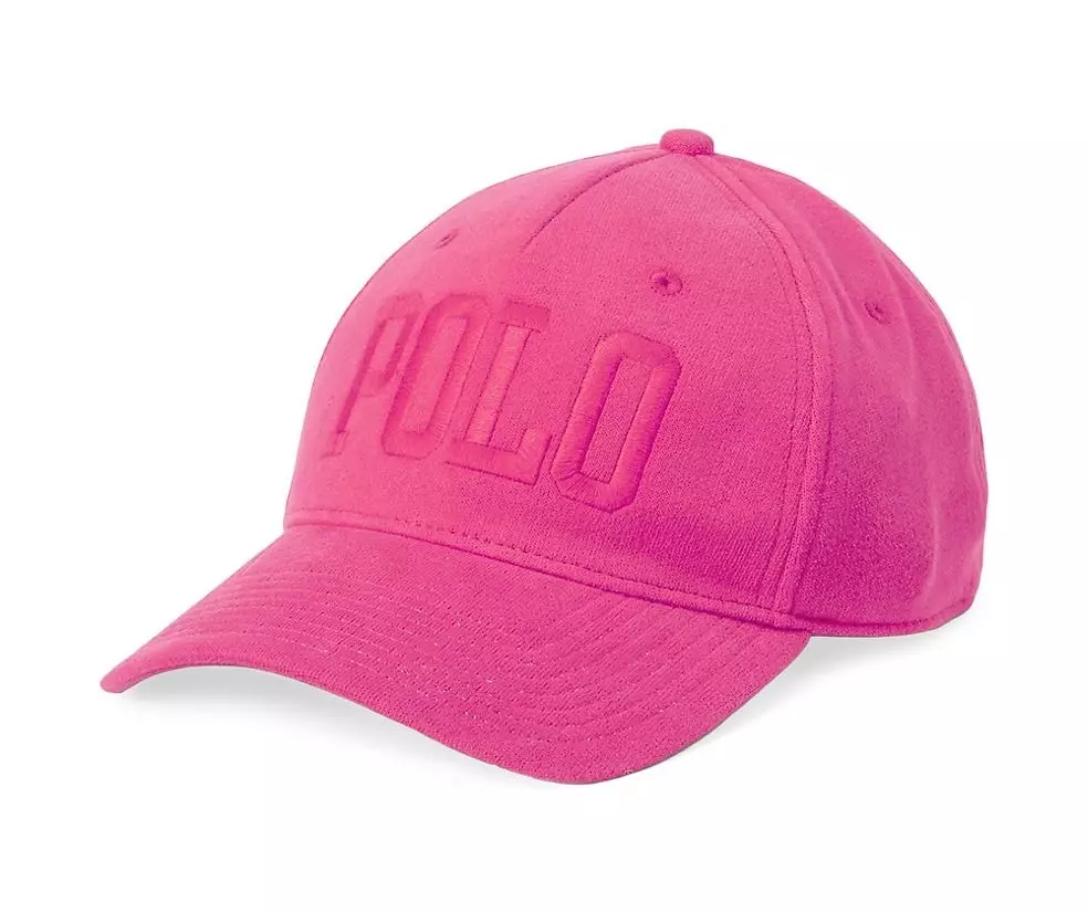 Polo-Ralph-Lauren-5-Panel-Logo-Sport-Cap de tendencia rosa