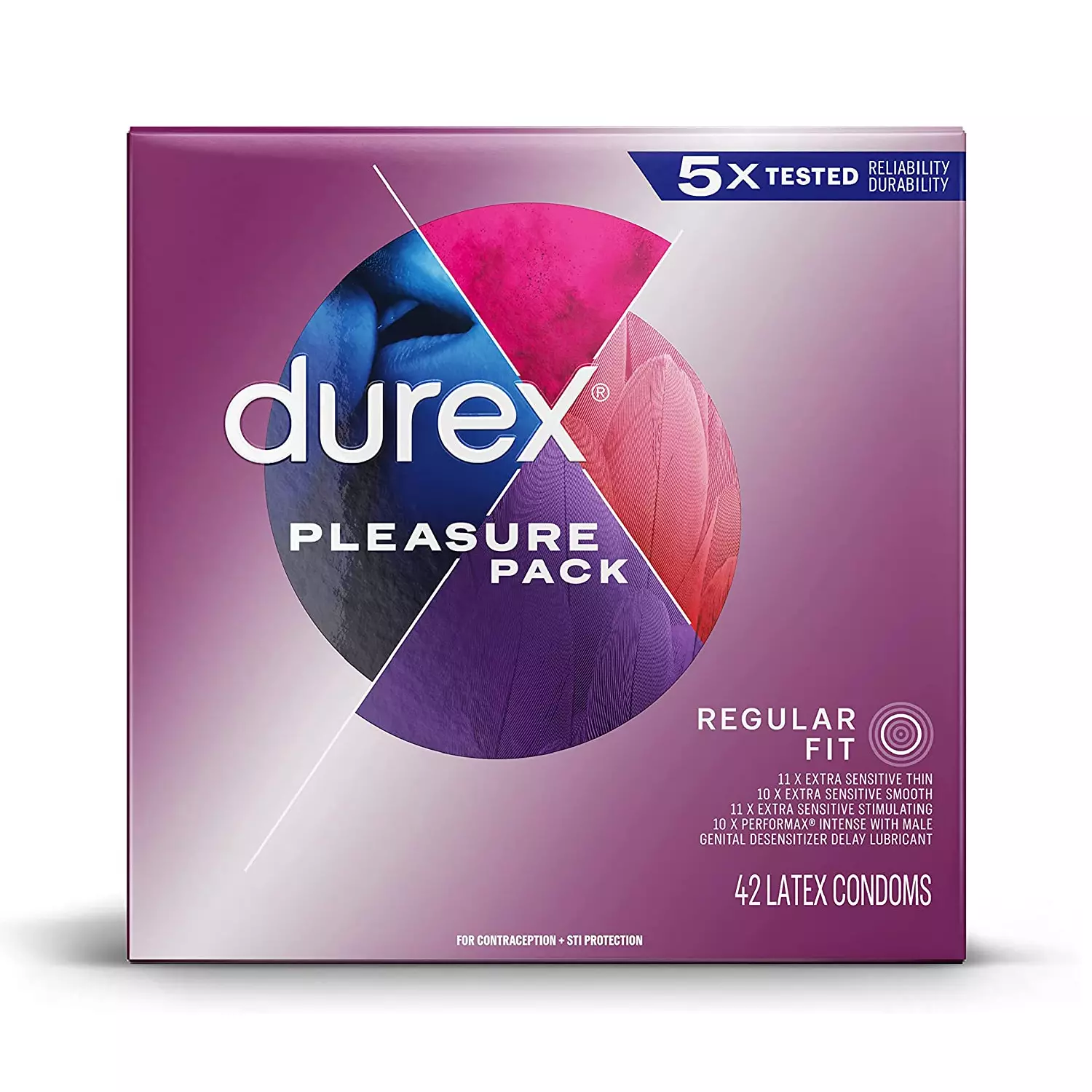 Durex Pleasure Pack ассортиментлы презерватив