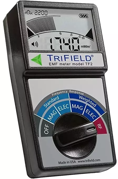 TriField इलेक्ट्रिक फील्ड रेडियो फ्रिक्वेन्सी मीटर