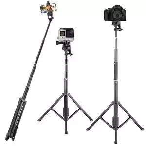 Eocean 54 İnç Uzatılabilir Selfie Çubuğu Standı Kamera Tripod