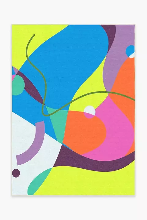 Monica Ahanonu Outdoor Mango Многоцветный ковер