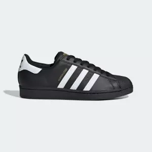 Fekete Adidas Superstar cipők