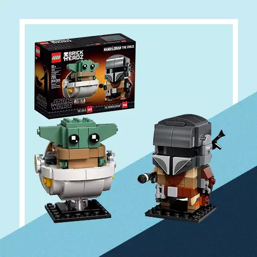 LEGO BrickHeadz Star Wars Мандалоријанецот и детето