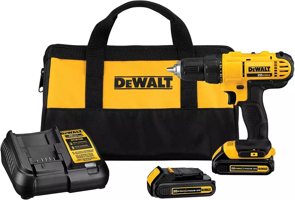 DEWALT 20V Max безжична дупчалка / комплет за драјвери