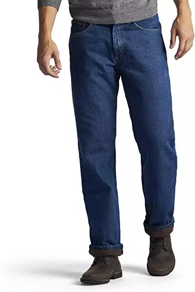 Lee Fleece at Flannel Lined Jeans